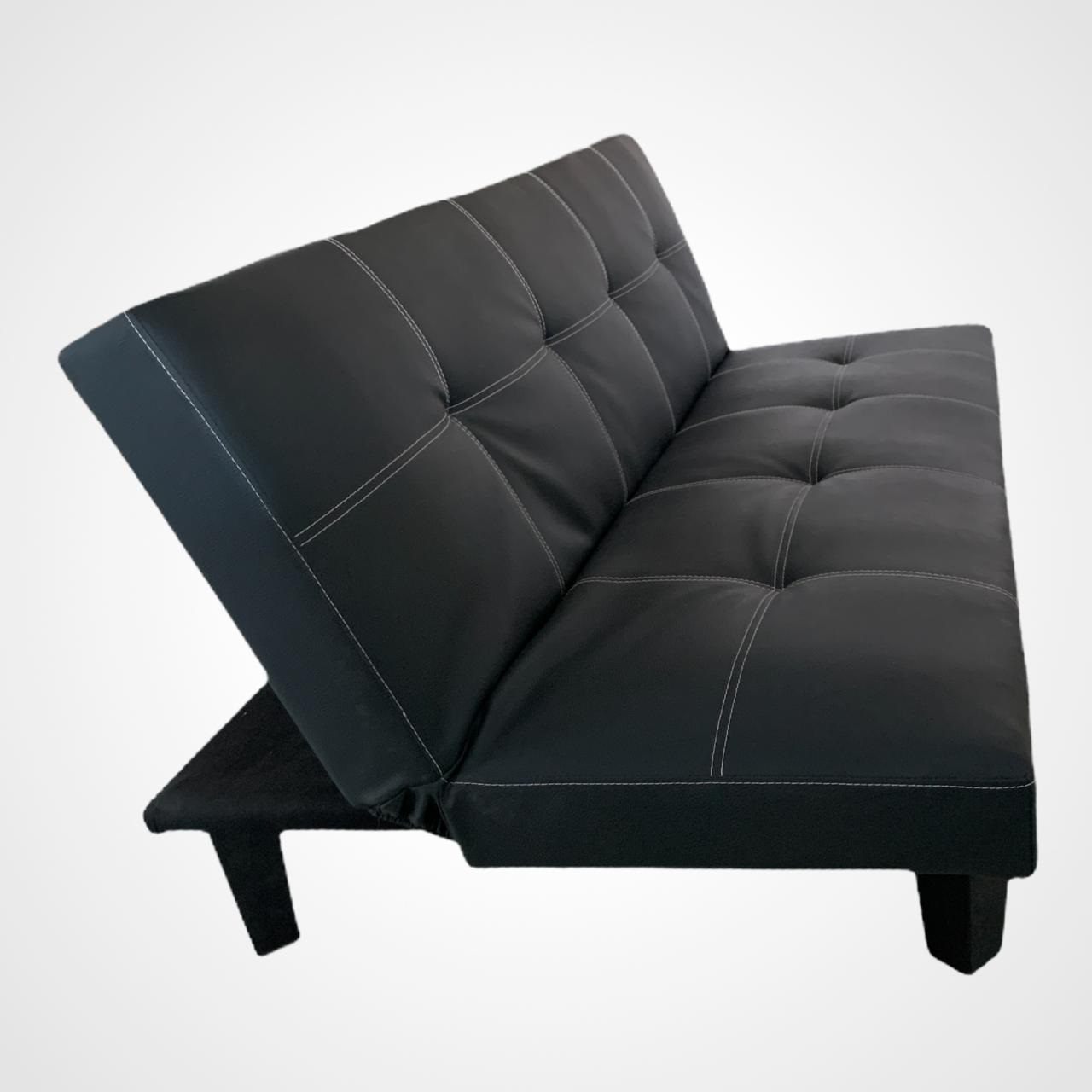 FUTON CAMA ECO CUERO PU COD: 1631-DABL