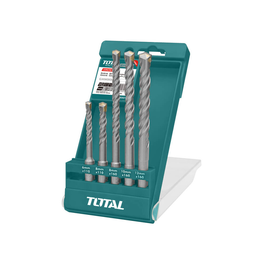 SET BROCAS SDS PLUS 5 PIEZAS TOTAL TOOLS TAC190501