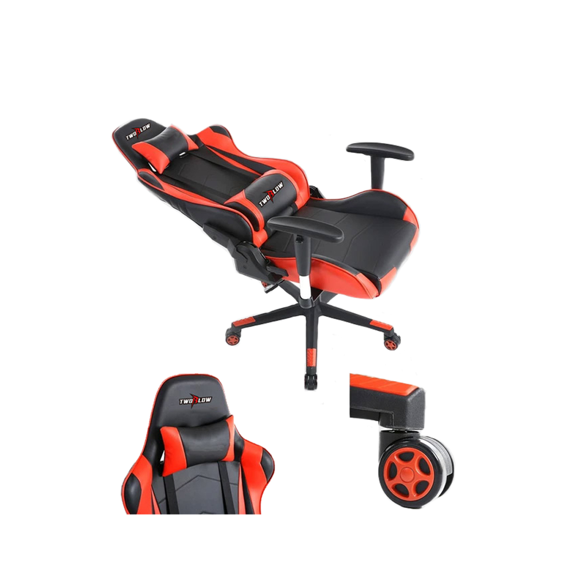 Silla Gamer Modelo TwoBlow Roja