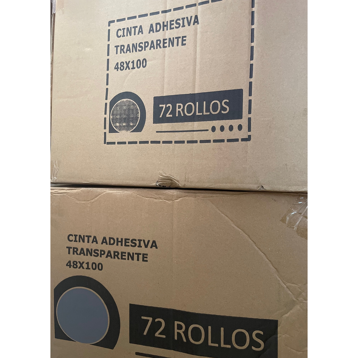 Cinta de Embalaje Transparente 48x100m de largo (caja de 72