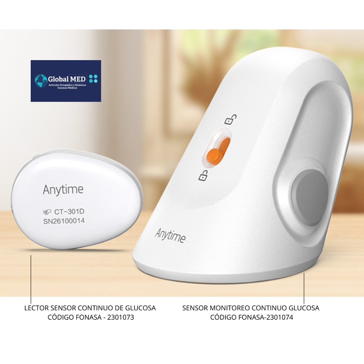 SENSOR CT3 MONITOREO CONTINUO GLUCOSA