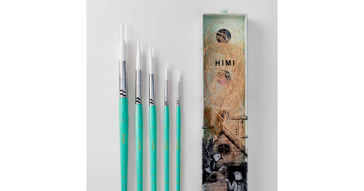 Himi - Set de 5 Pinceles de Acuarela Little Bird