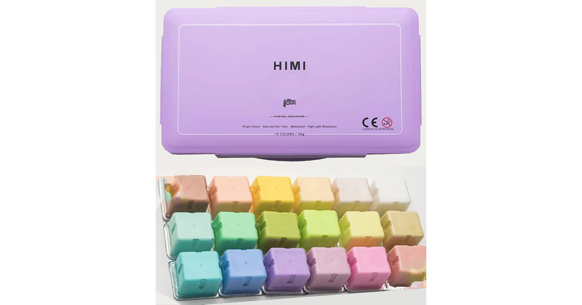 Himi - Gouache 18 Colores Pasteles - 30 ML - Morado