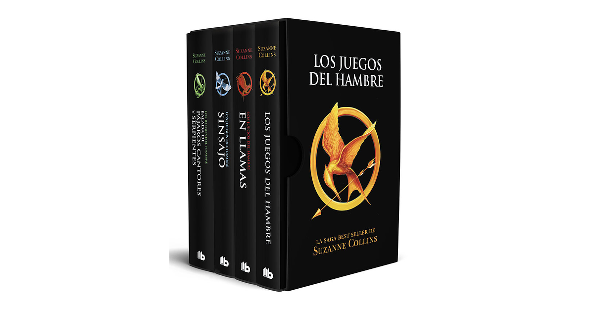 LOS JUEGOS DEL HAMBRE ESTUCHE SAGA COMPLETA