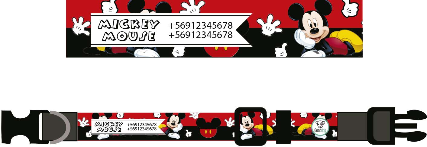 COLLAR ESTAMPADO MICKEY MOUSE