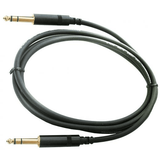Cable Audio Plug TRS - Plug TRS balanceado 1.5m