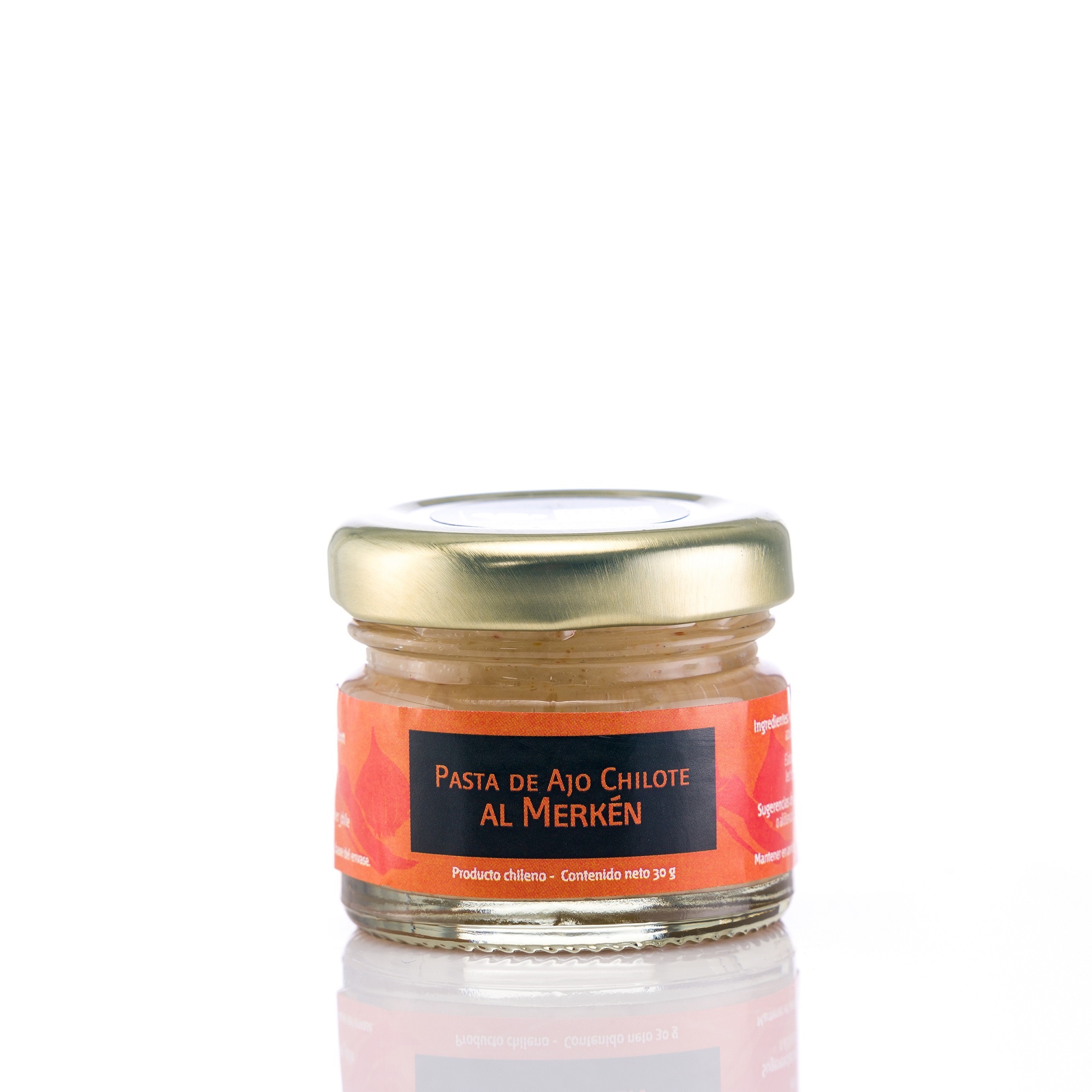 Mini pasta ajo chilote al merkén