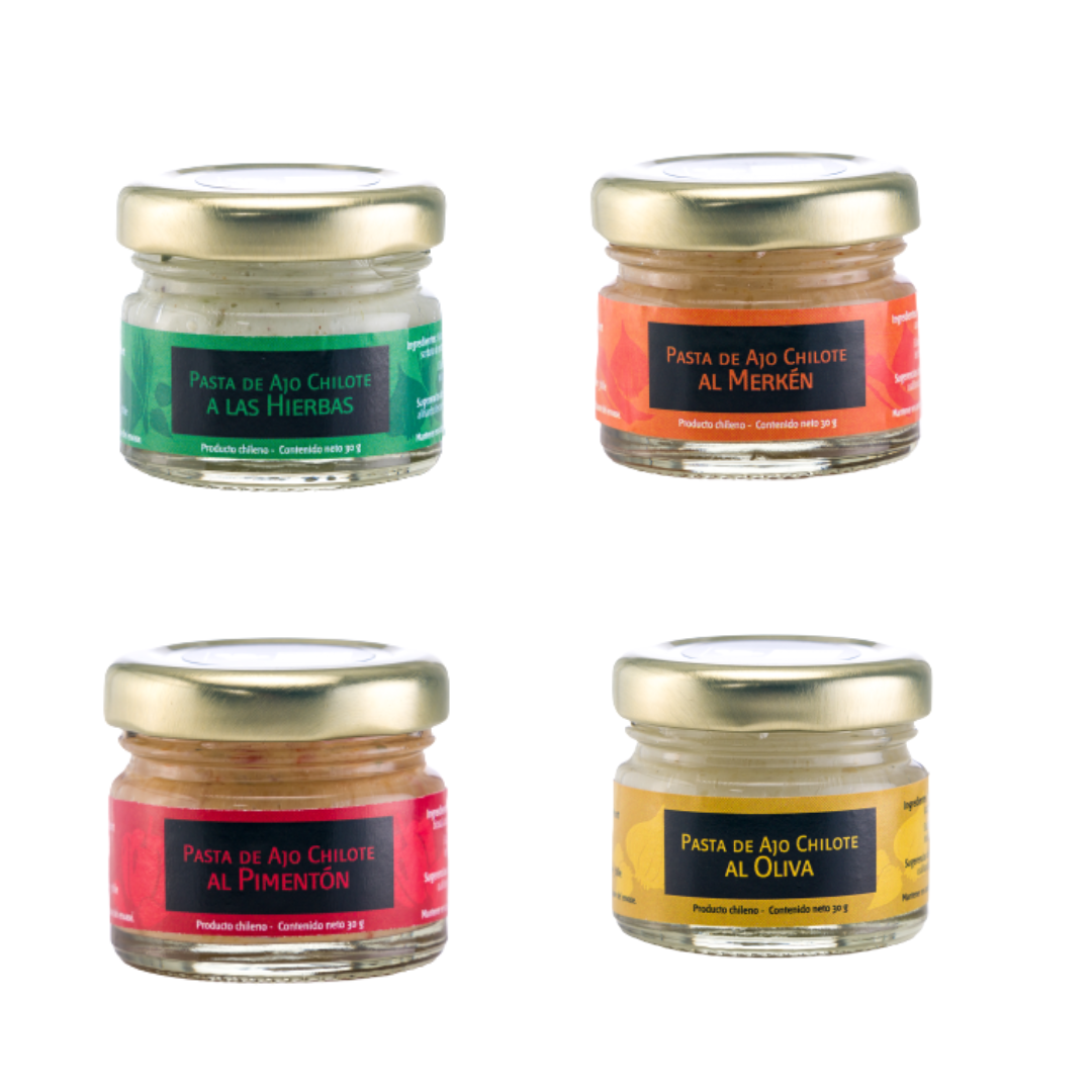 Pack mini pasta ajo chilote