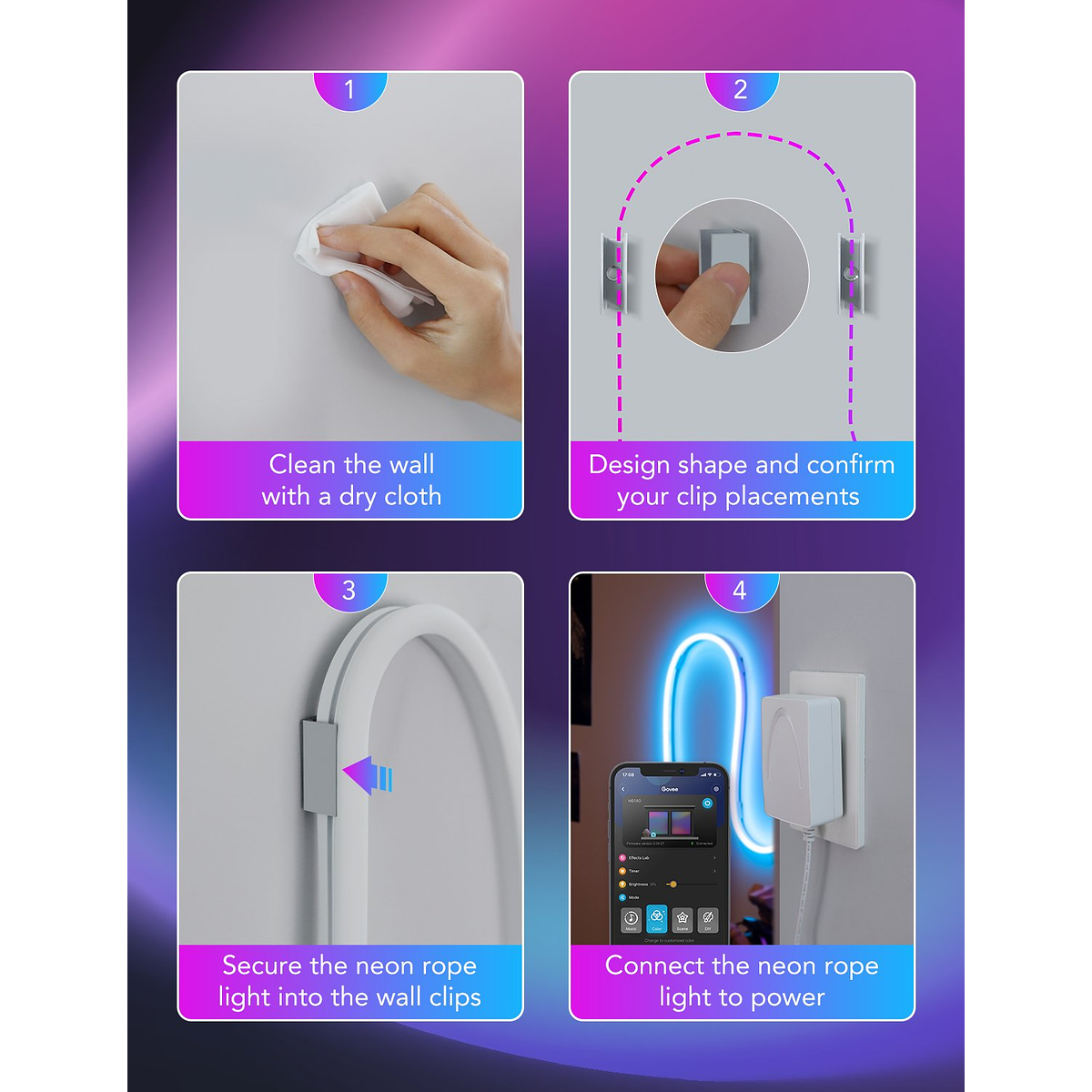 Tira de luz LED Neón Govee