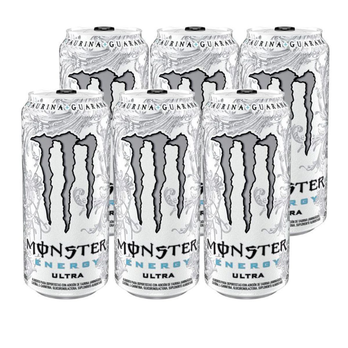 Pack Monster Ultra Sin Azucar 6 X 473 Ml.
