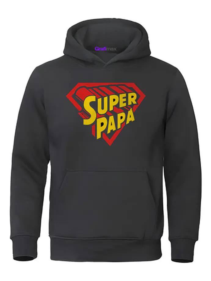 Polerón Super Papa Dia Del Padre Regalo Papá Grafimax