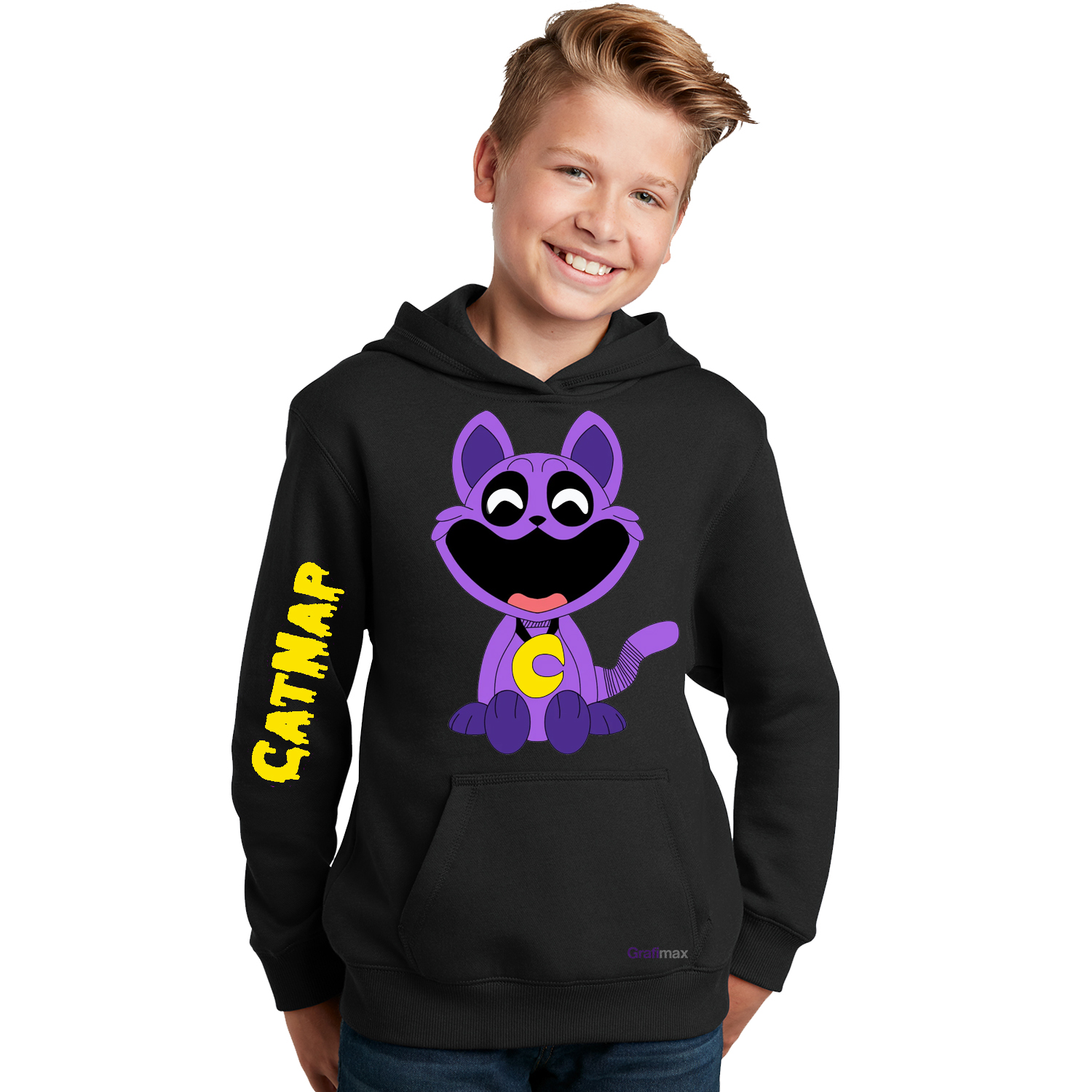 Polerón Catnap Poppy Playtime Chibi Niños Grafimax