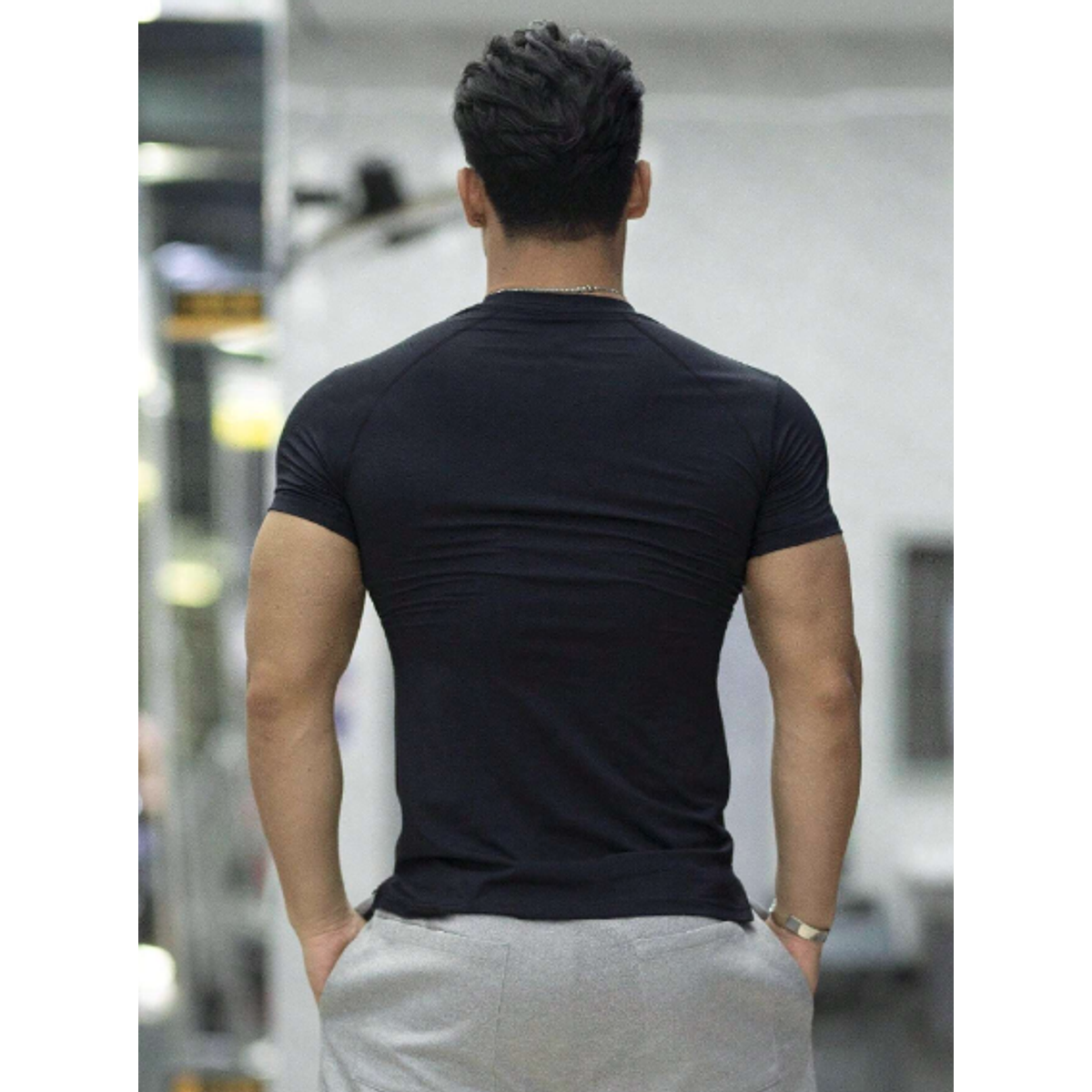 Polera compresión hombre Fly