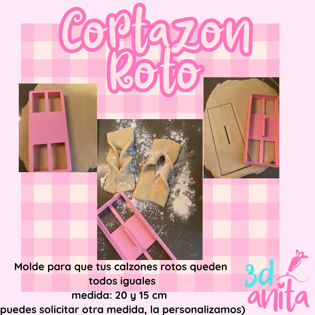 Molde Calzón Roto | Anita3D
