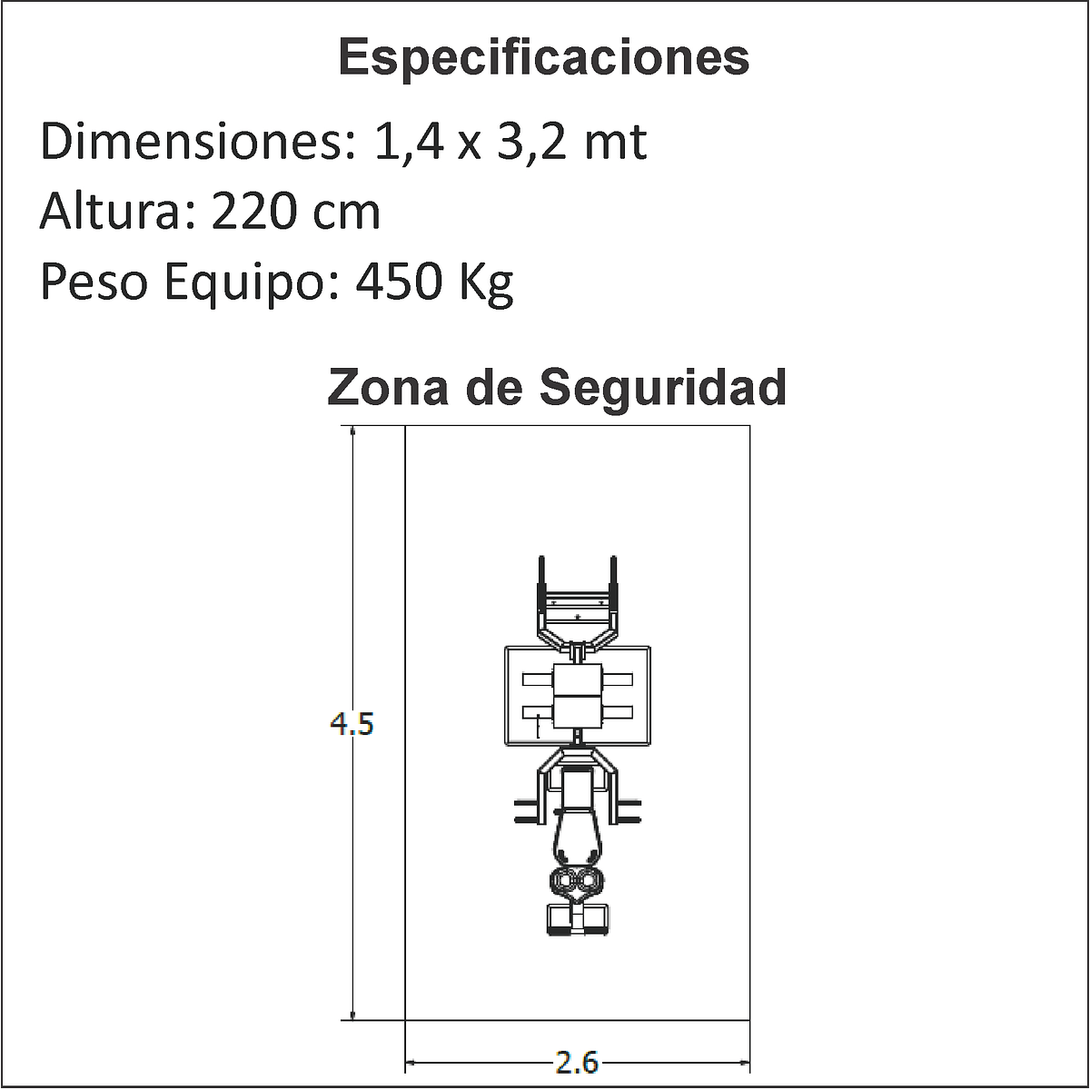 TOWER DOUBLE CHEST INCLINE SQUAT 150 LB