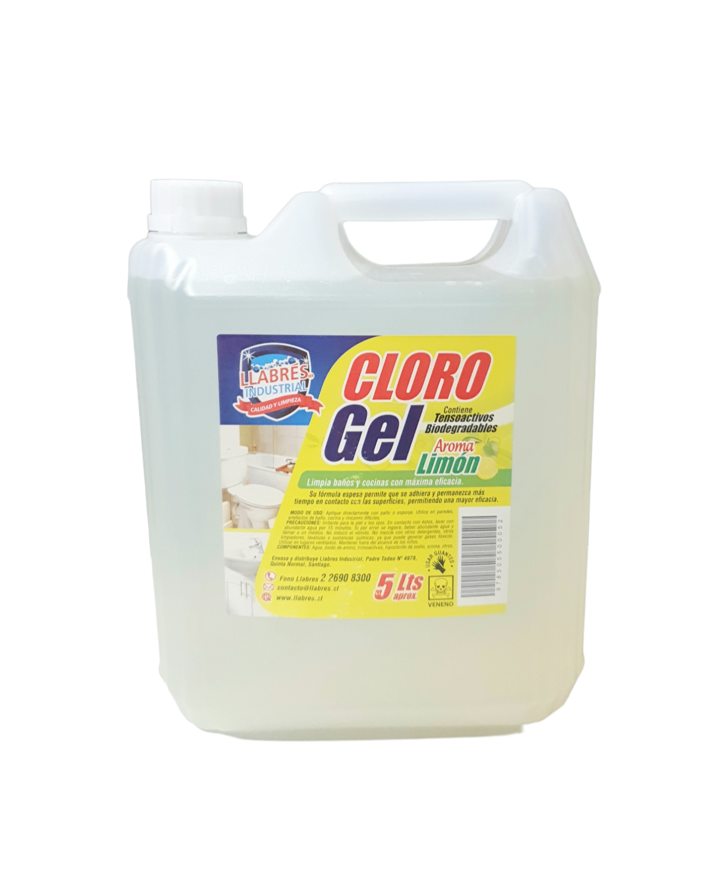 Cloro Gel 5 Litros