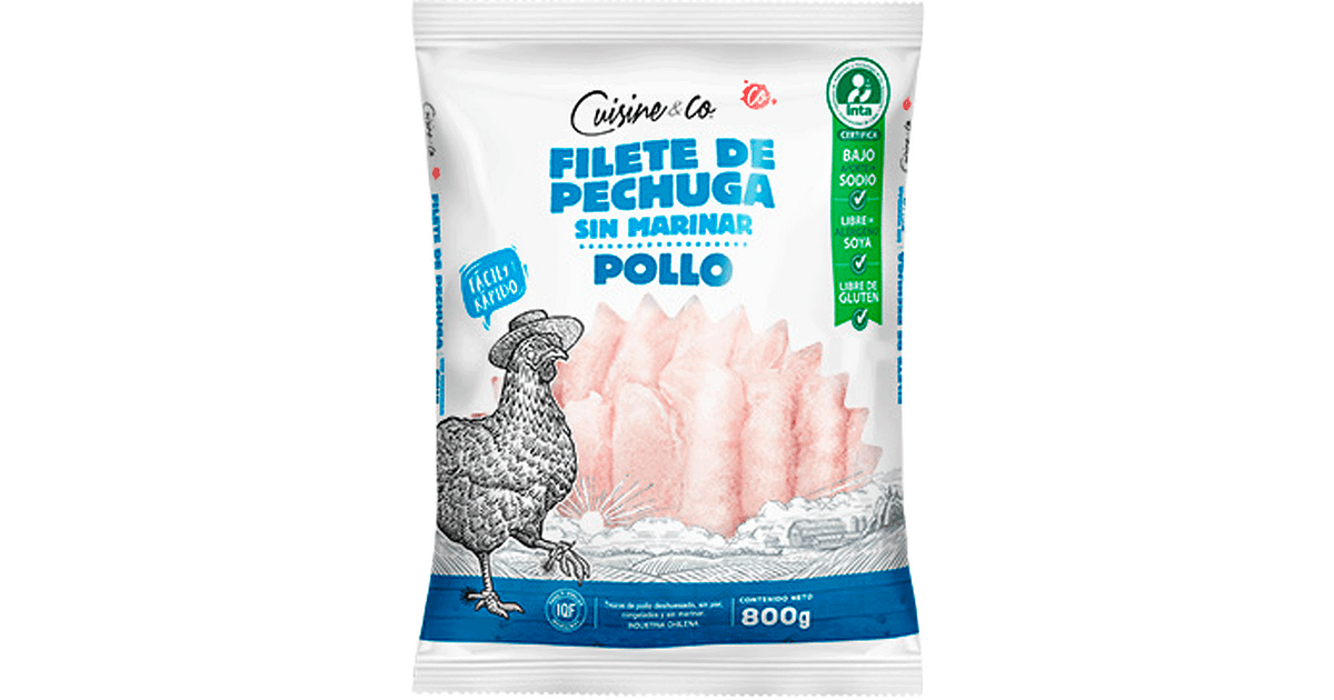 Filetillo de pollo 800 g