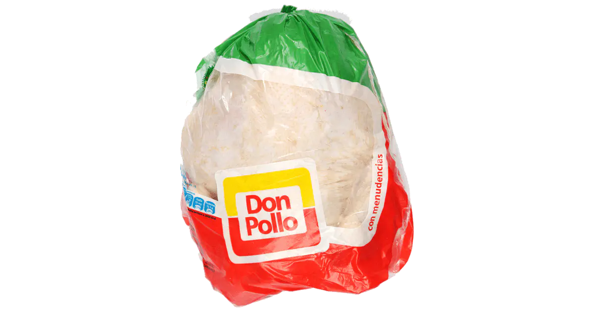 Don Pollo Whole Chicken with Giblets in a package