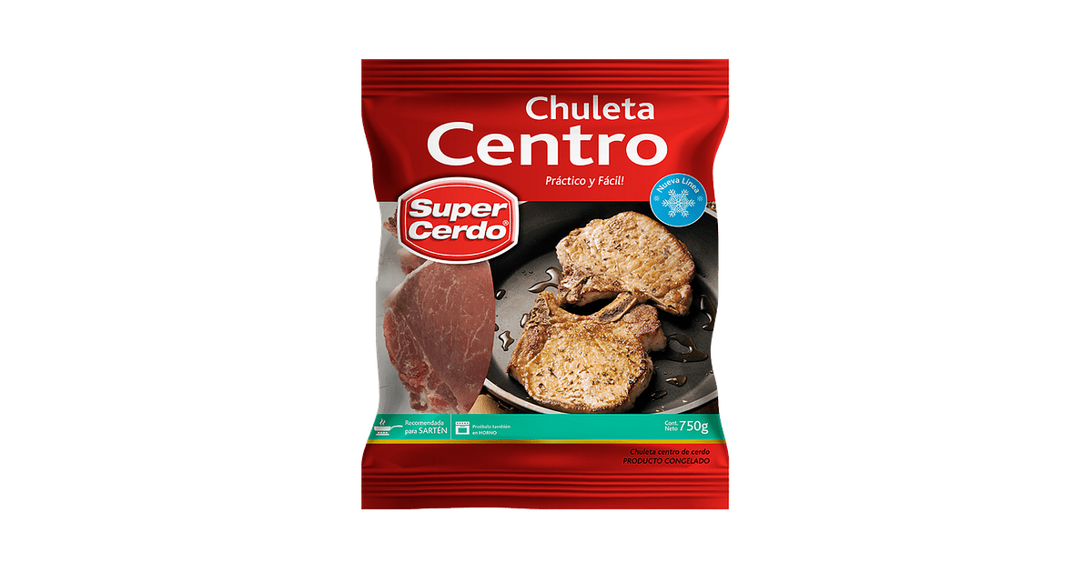 Chuleta centro 750 g