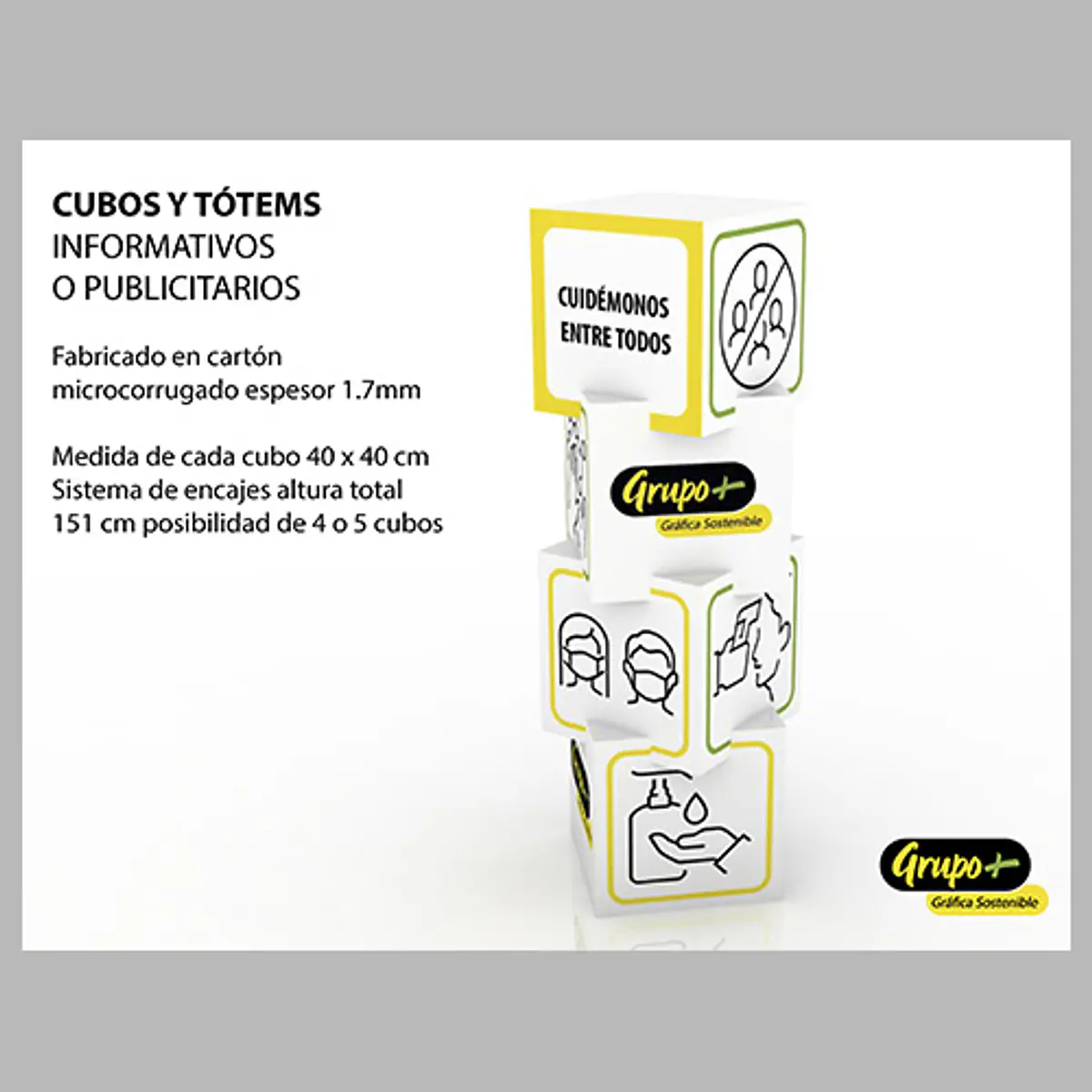 Cubos Totems Informativos