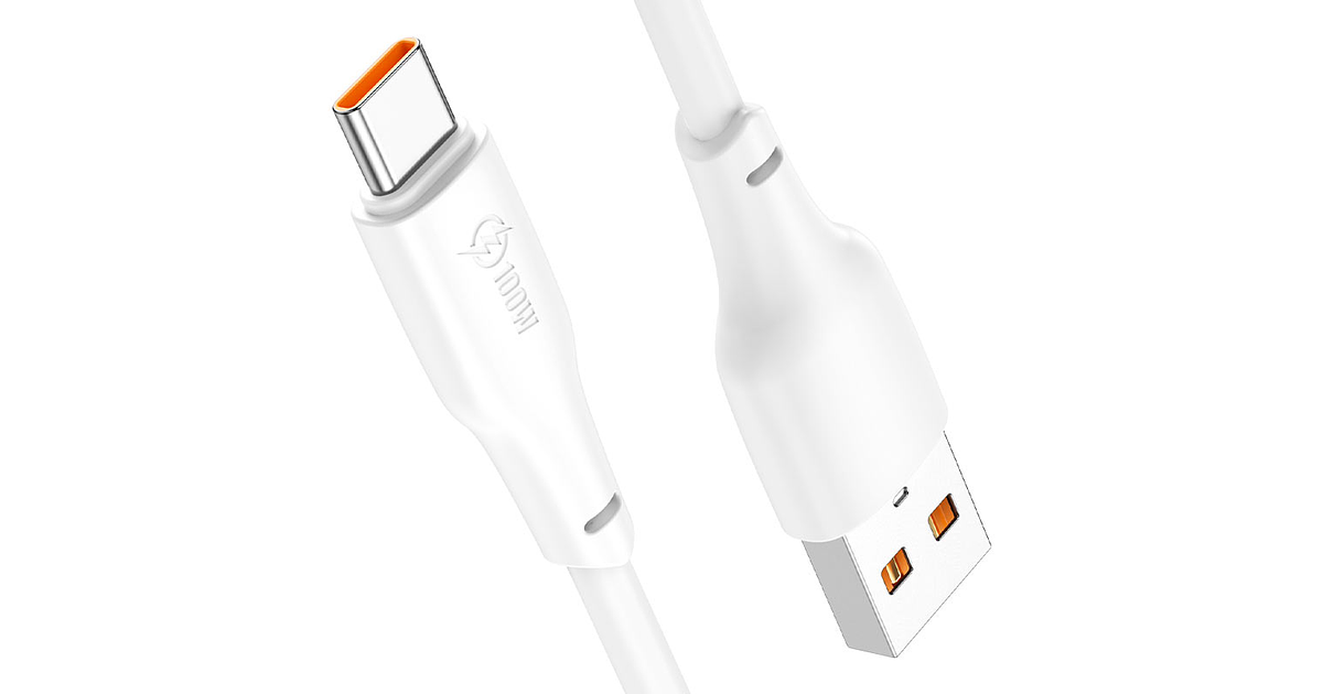 Cable Hoco X93 Force USB A Tipo C 1M 100W Blanco