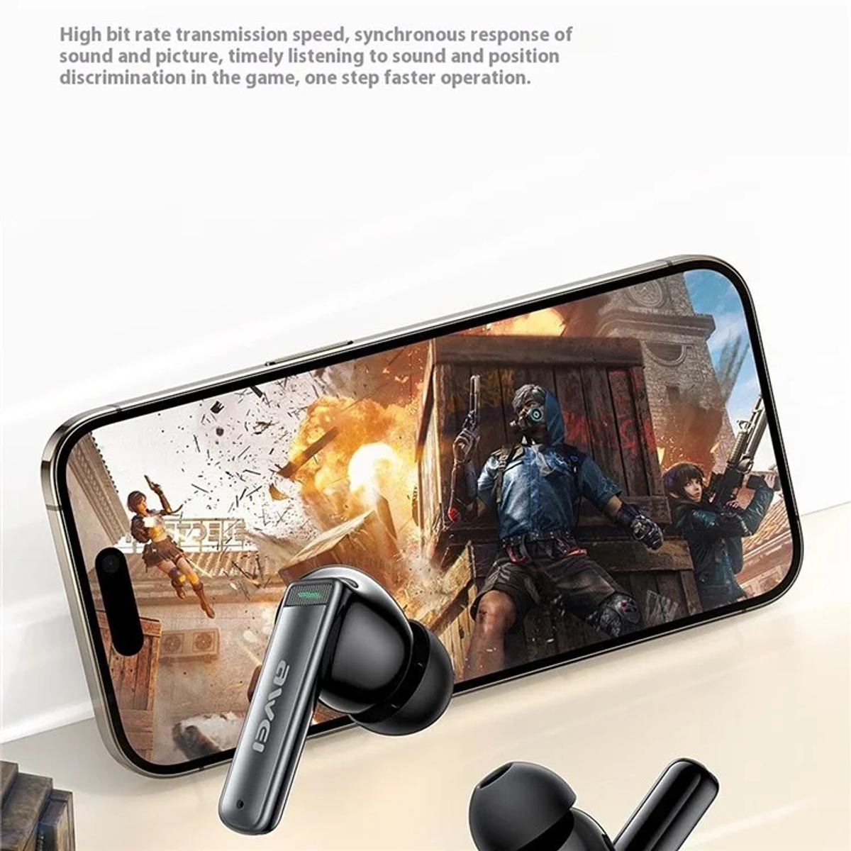 Audífonos TWS Awei T88, Negro