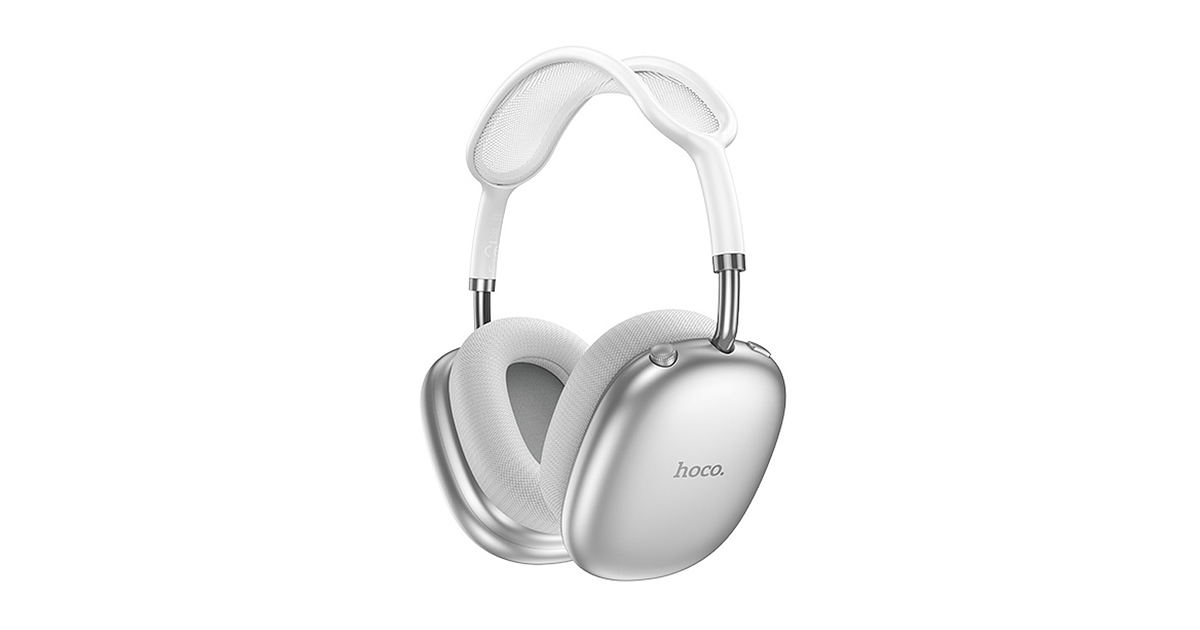 Audifono Hoco W55 Plus Happiness ANC 90hrs Silver