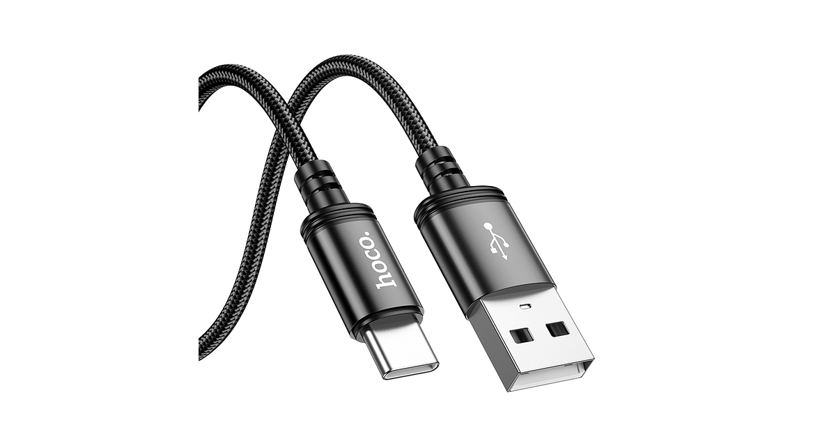 Cable Hoco X89 Wind Tipo C 2M Negro