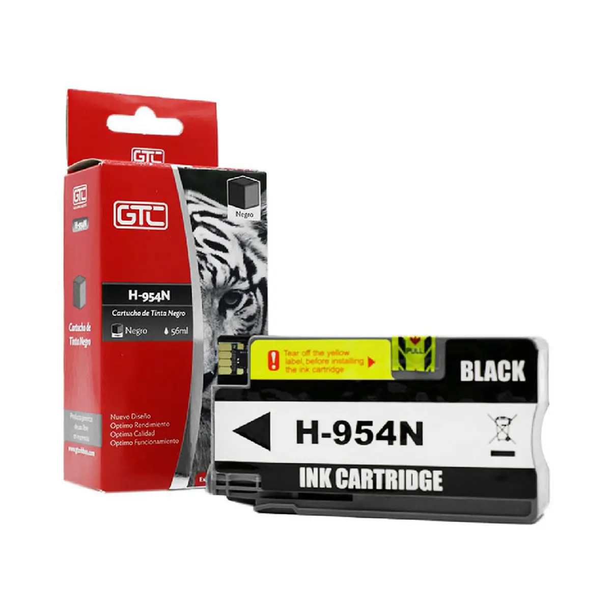 Cartucho Inkjet GTC H-954 BK 56ml | Gtc Ribbon