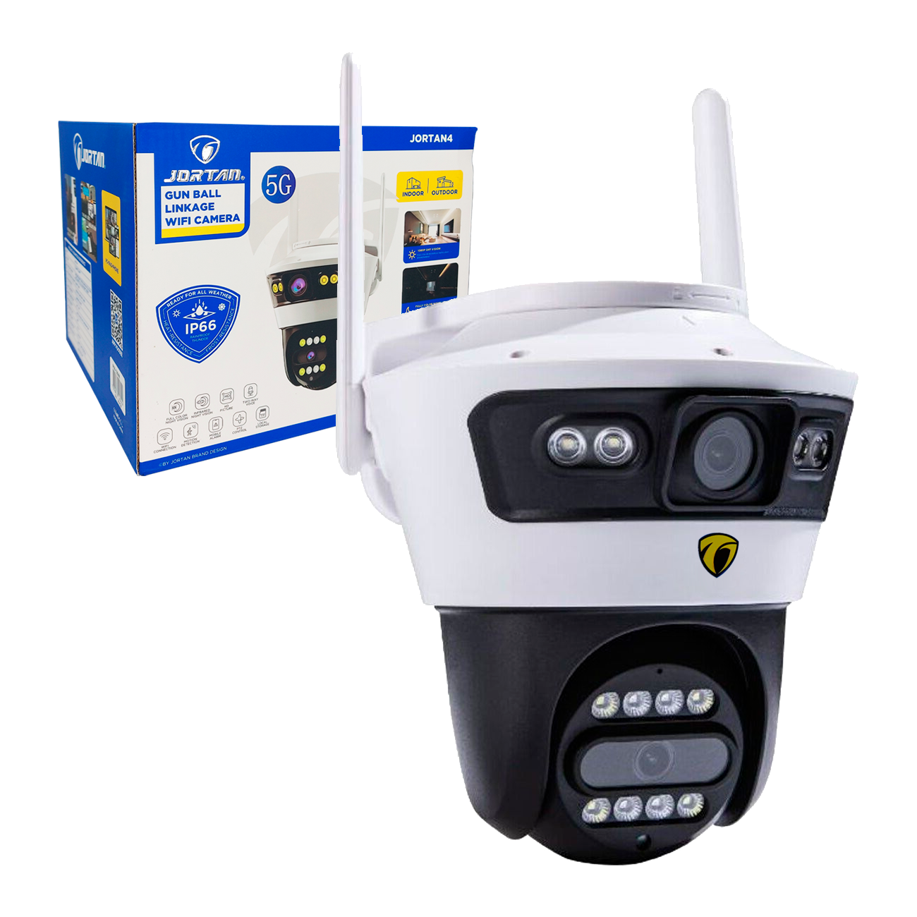 Cámara IP WIFI 5G con Doble Lente Jortan 4