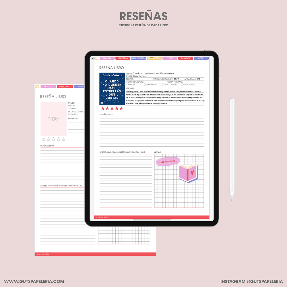 Reading Journal - Diario de lecturas