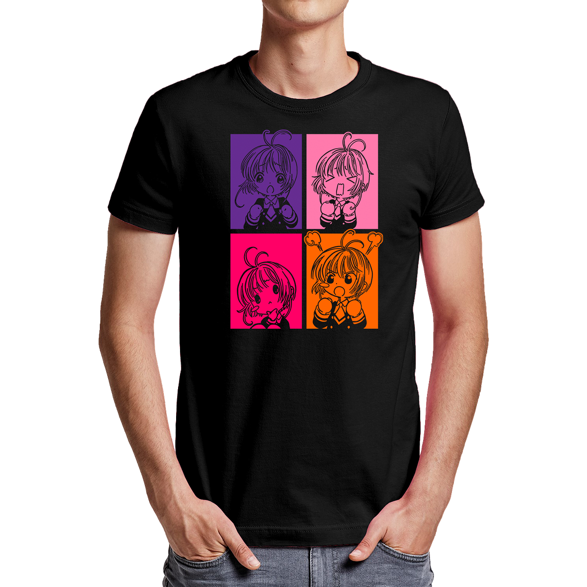 Polera Sakura Chibi - Polo | GyroGrafik