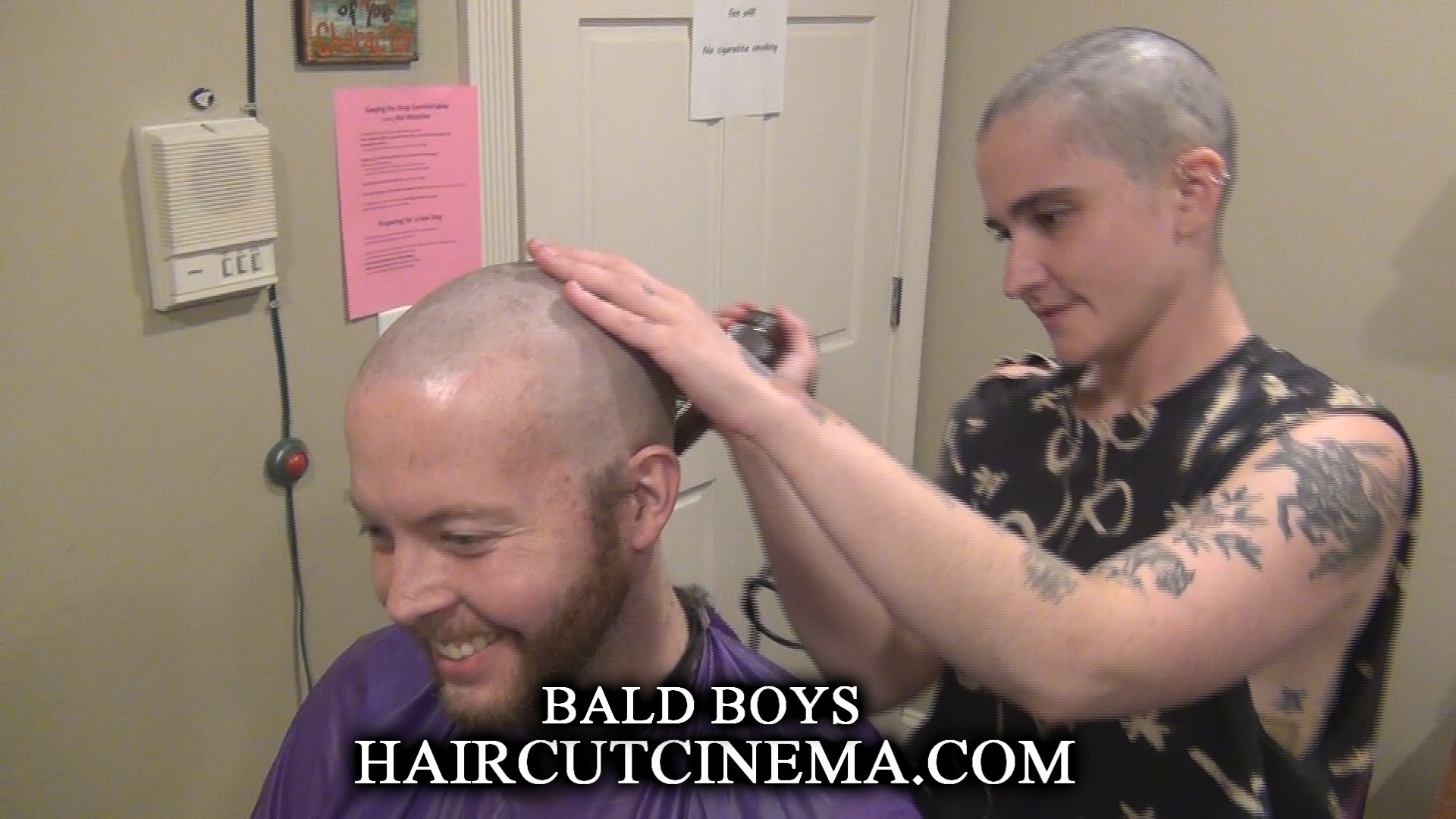 HaircutCinema.com - Bald Boys