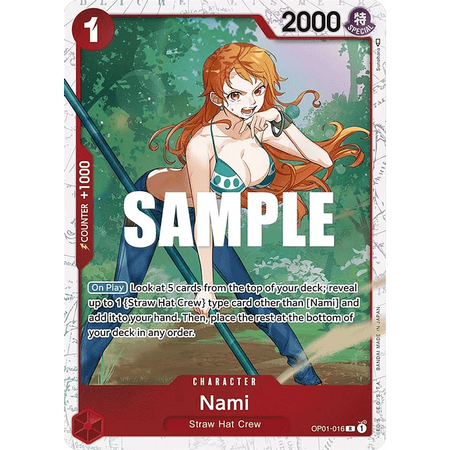 OP01-016 (Alternate Art) Nami