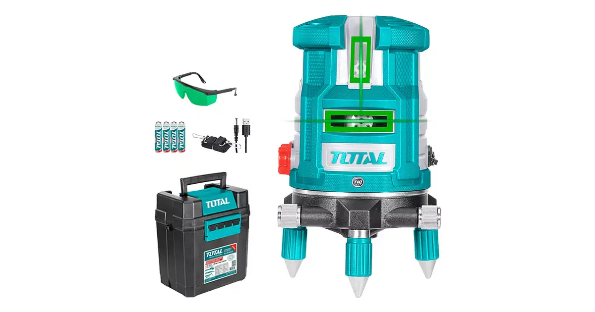 Nivel Láser Autonivelante Luz Verde 30m Total TLL305205