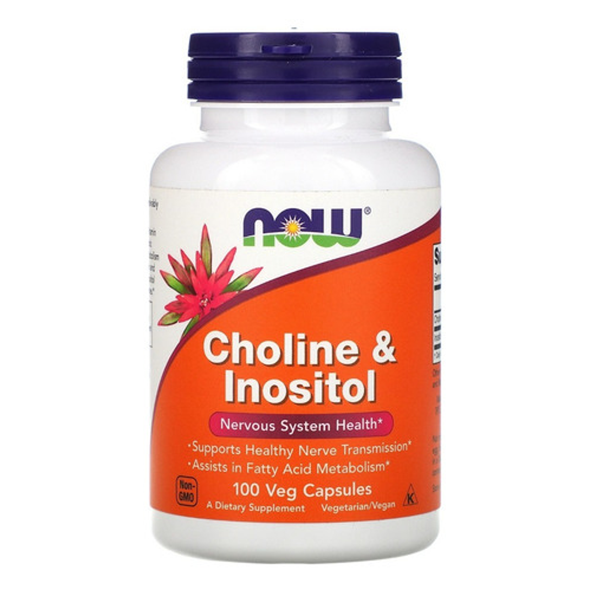 Now Foods Choline & Inositol / Colina E Inositol 100caps