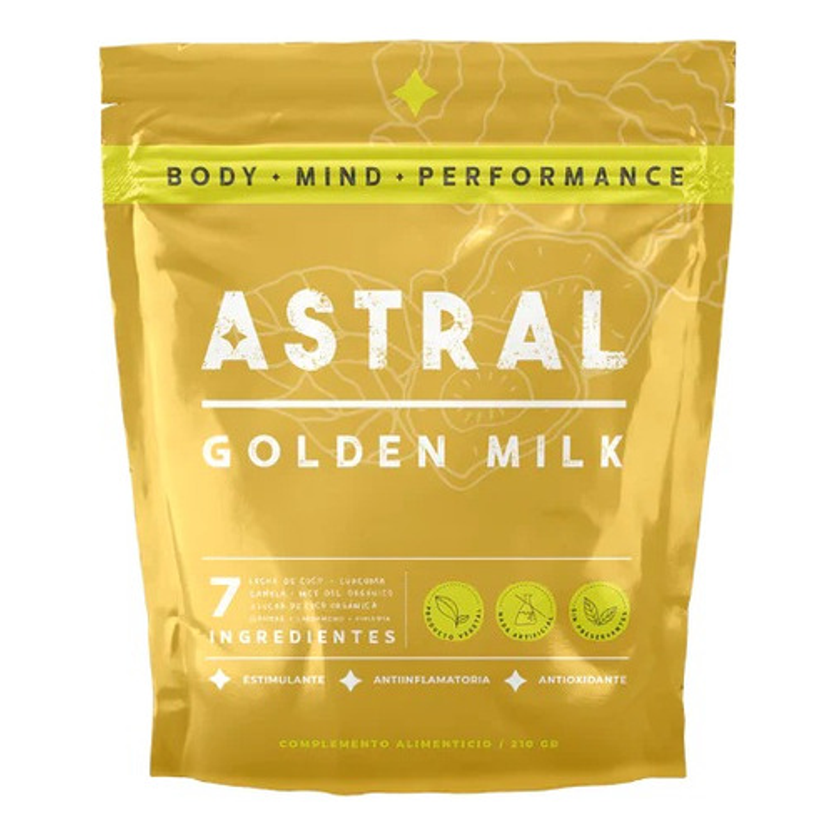 Astral - Golden Milk ( Leche Dorada) En Polvo 210gr