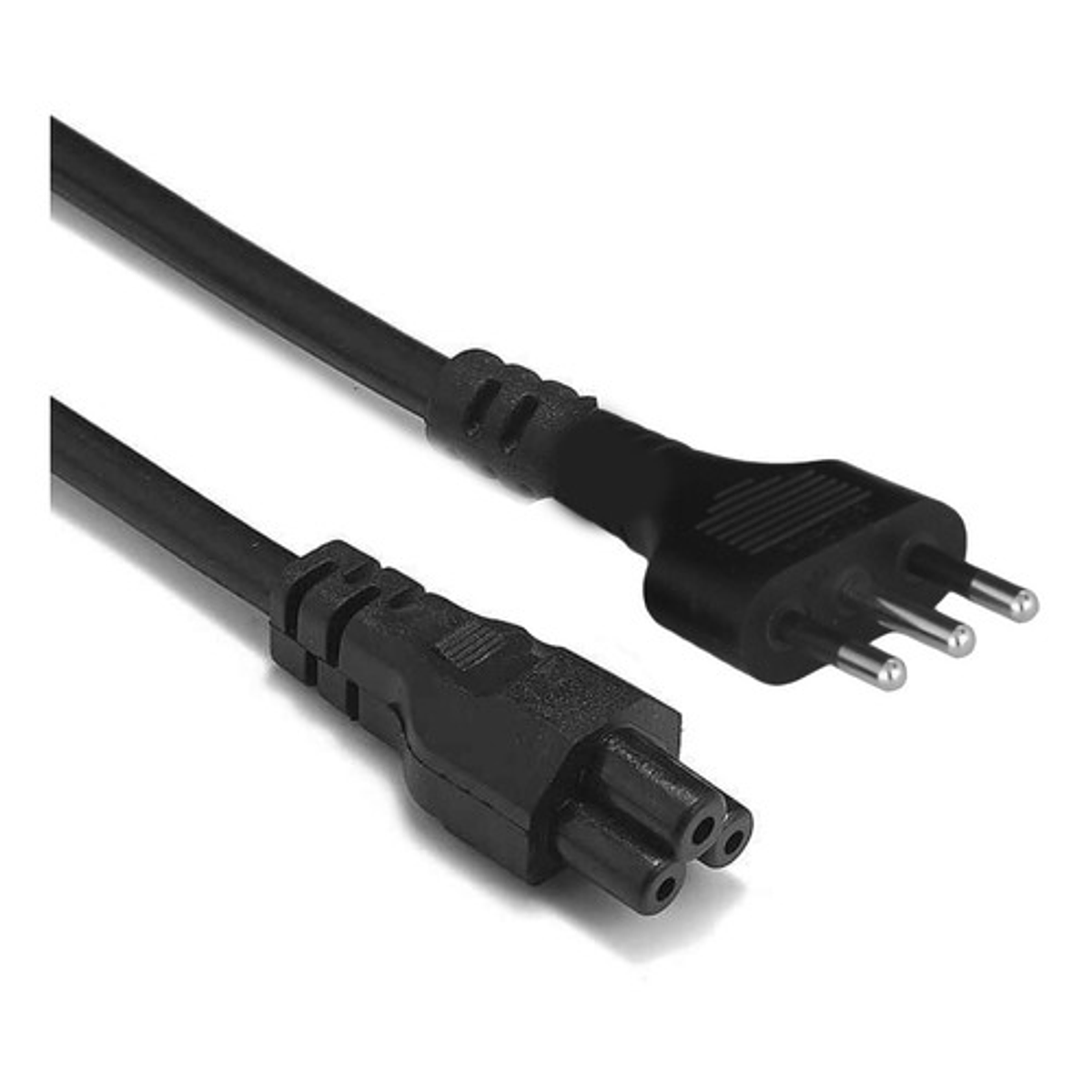 Cable Poder Tipo Trebol Para Cargador Conector Nacional 220v