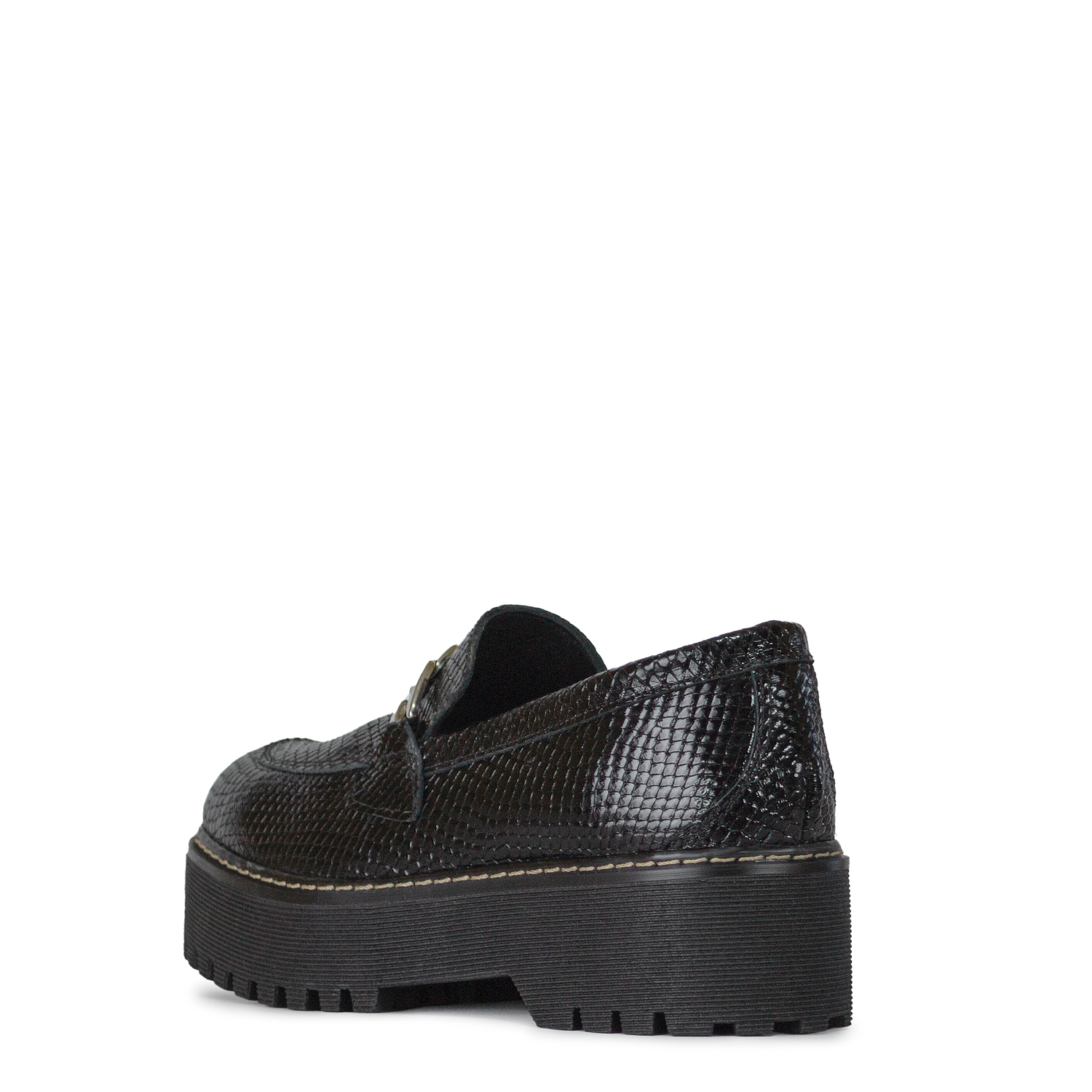 Zapatón Romina piton charol