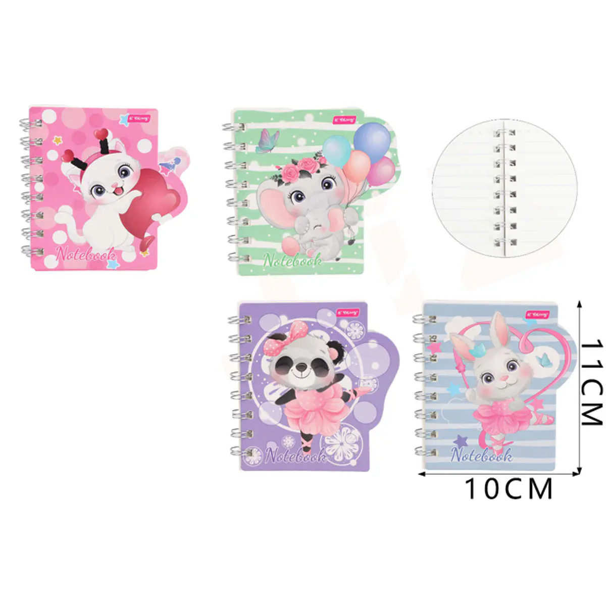 Libreta Cute Animals 60Hojas 10*11cm