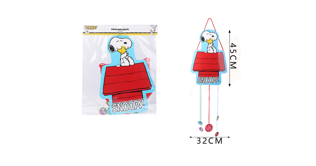 Piñata para Dulces Snoopy V1 45*32cm