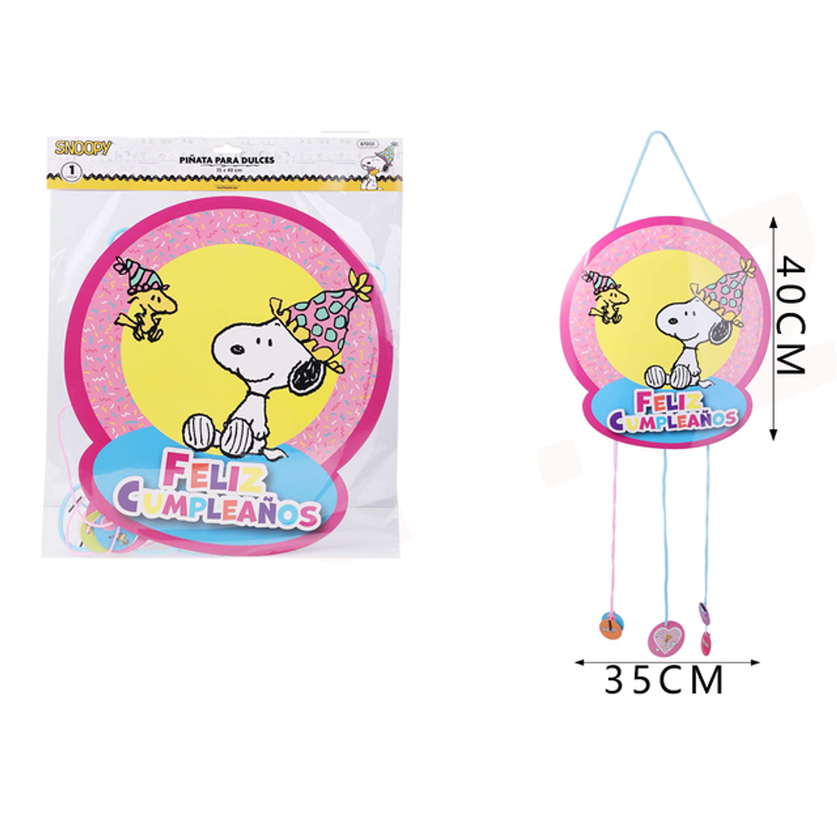 Piñata para Dulces Snoopy V2 40*35cm