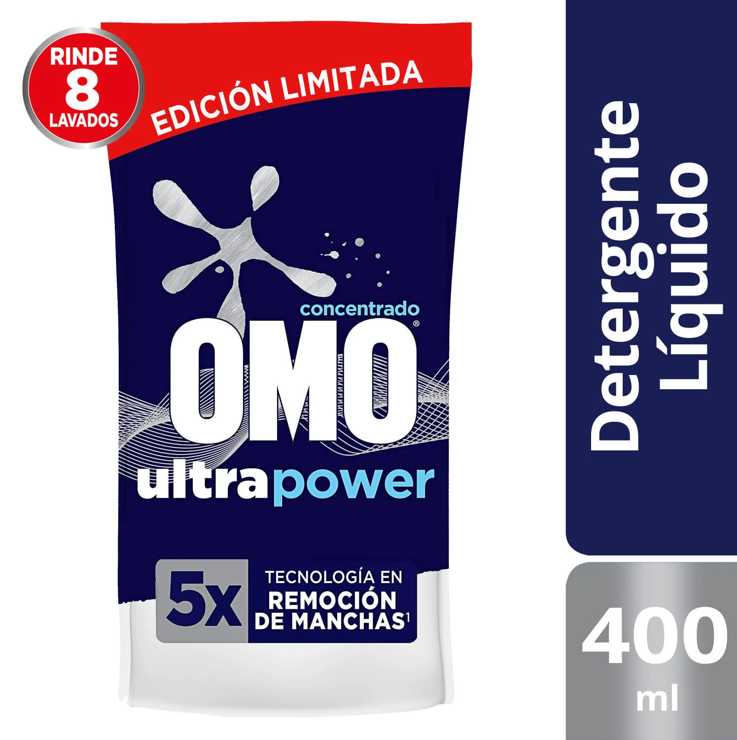 Detergente Omo Liquido Concentrado Ultra Power 400ml