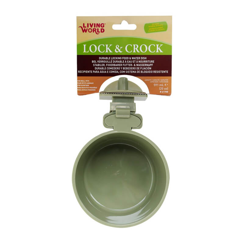 COMEDERO LOCK & CROCK VERDE 591ml | La Casa del Loro