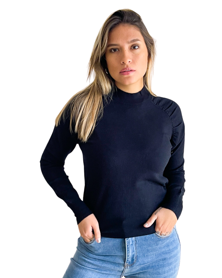 Sweater cuello medio Melisa colores