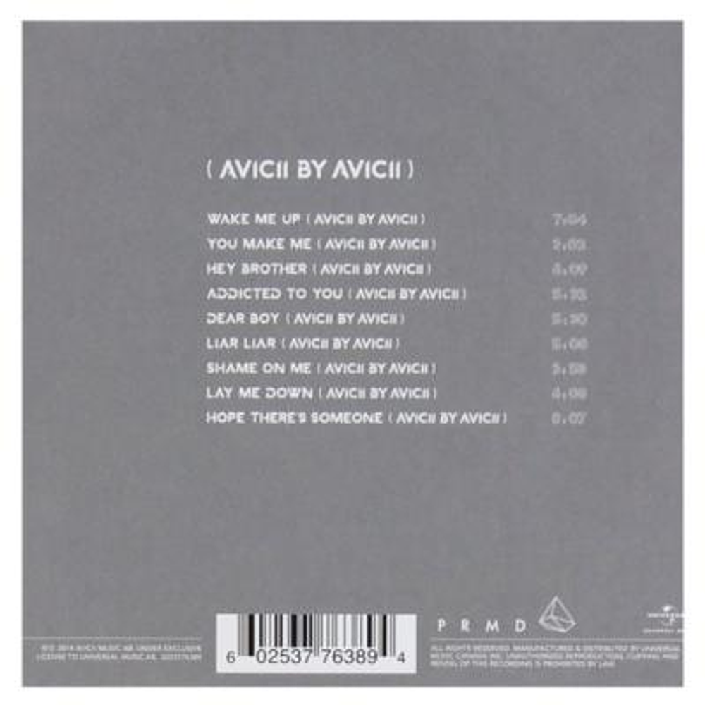 Avicii True Cd
