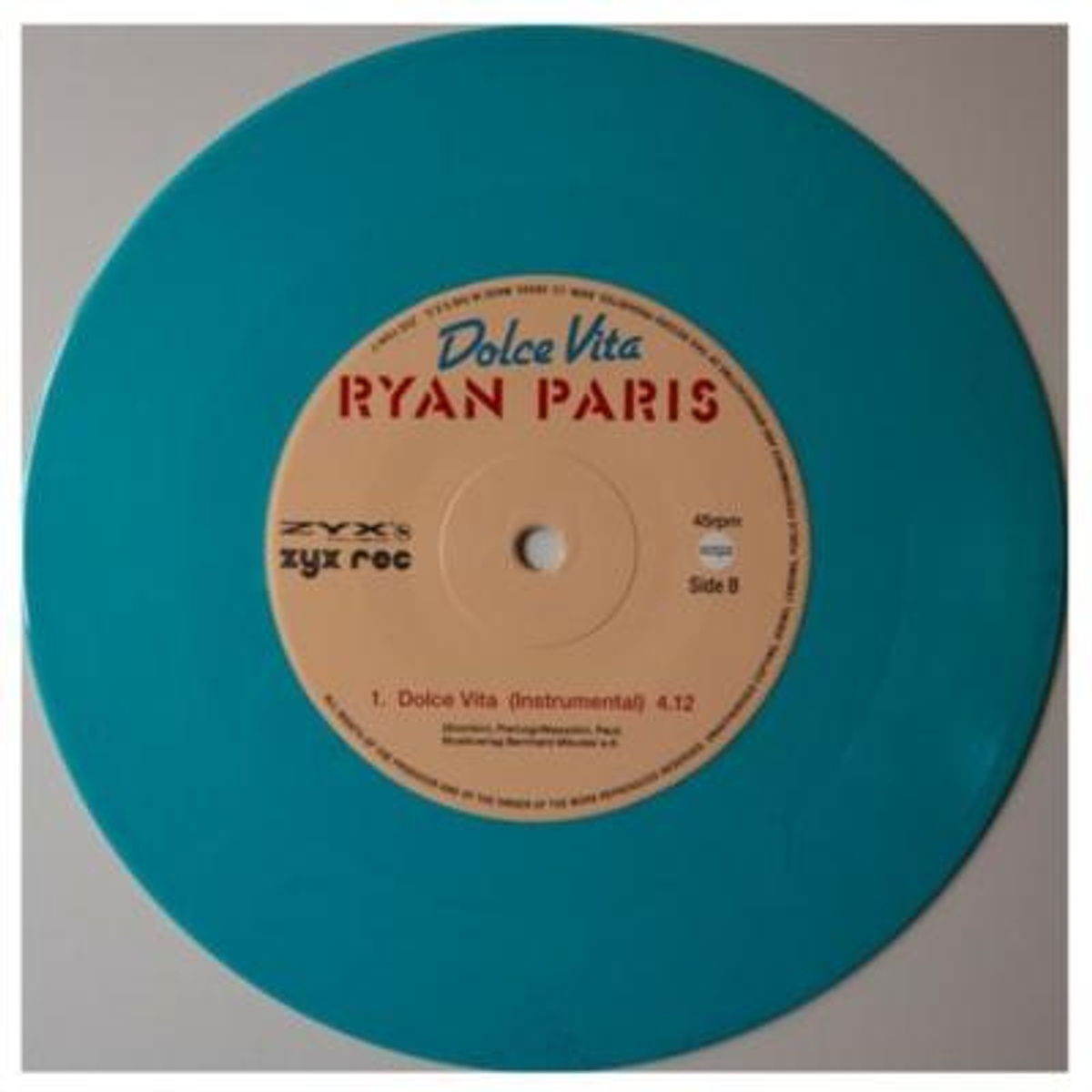 RYAN PARIS - DOLCE VITA | 7'' SINGLE VINILO