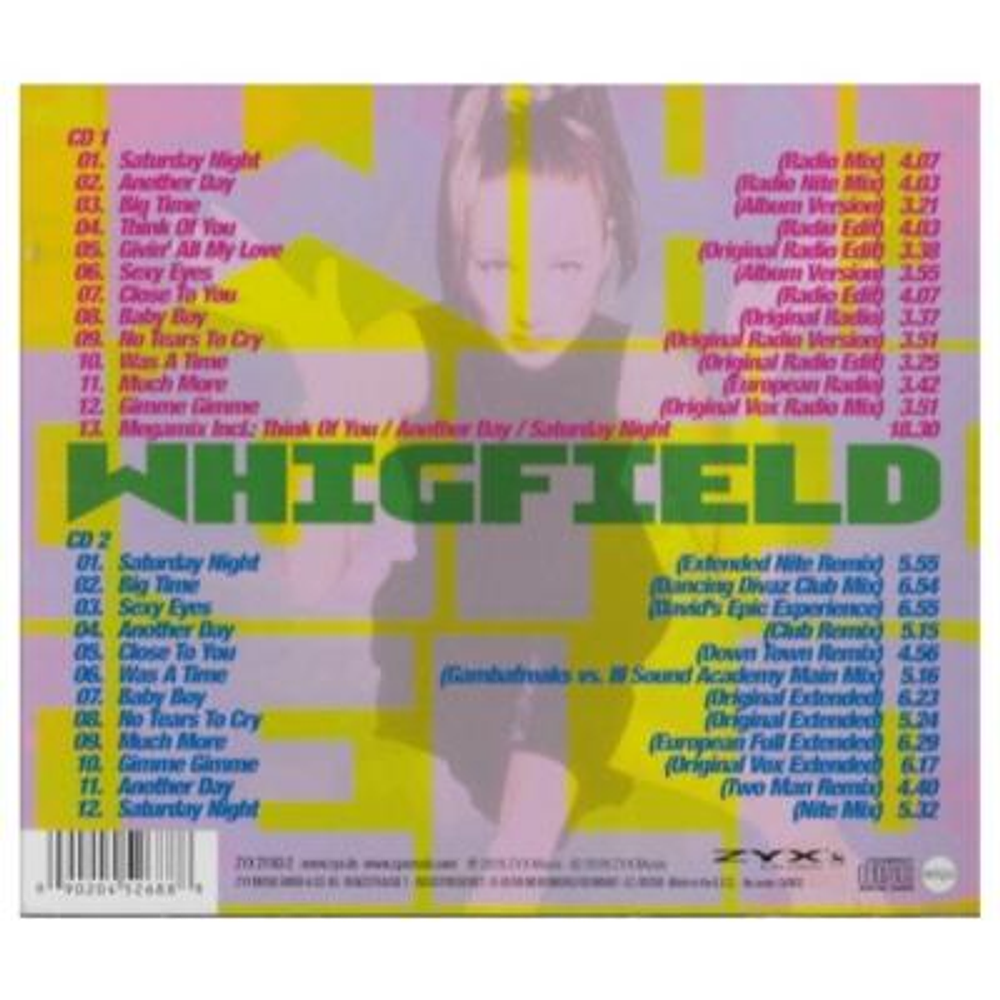 WHIGFIELD - GREATEST HITS REMIXES (2CD) | CD