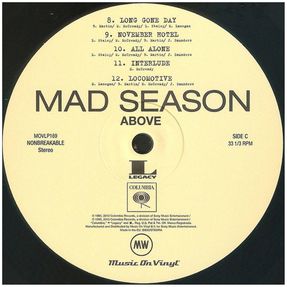 MAD SEASON - ABOVE (2LP) | VINILO