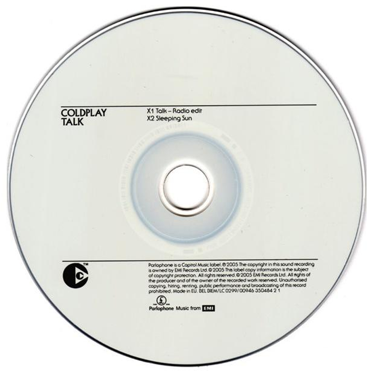 COLDPLAY - TALK | CD SINGLE USADO